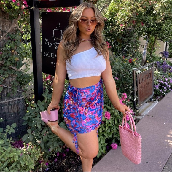 Skirts | Multi Colored Mini Skirt | Poshmark